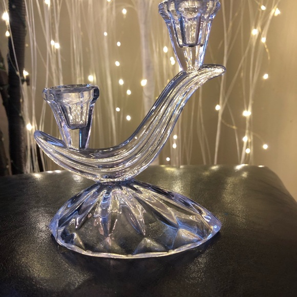 Other | Vintage Lead Crystal Double Candle Holder Anna Hutte | Poshmark